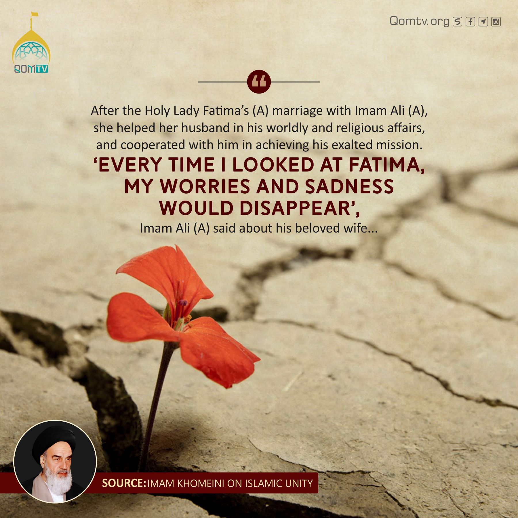 "After the Holy Lady Fatima’s (A)......... - QomTV